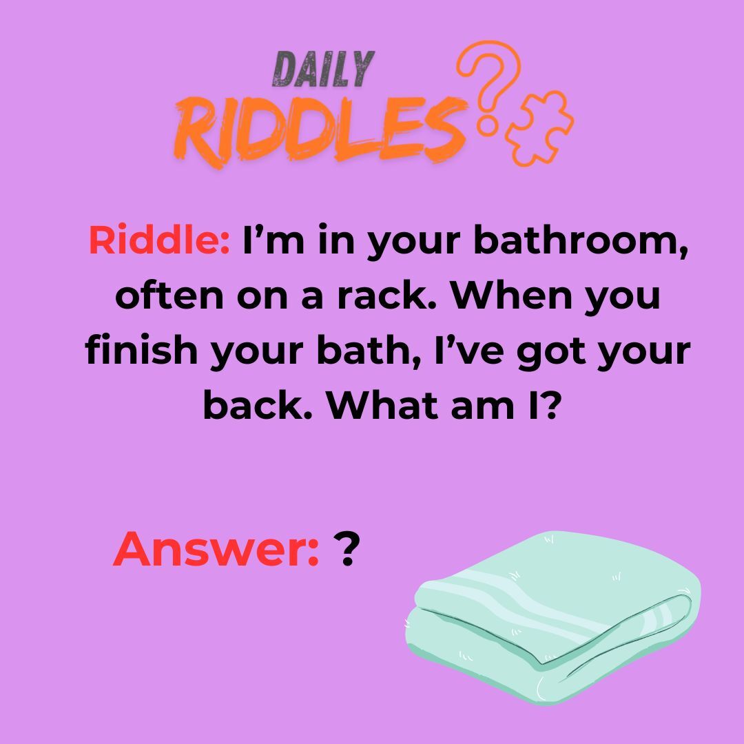 150 Towel Riddles for All Ages - Daily Riddles