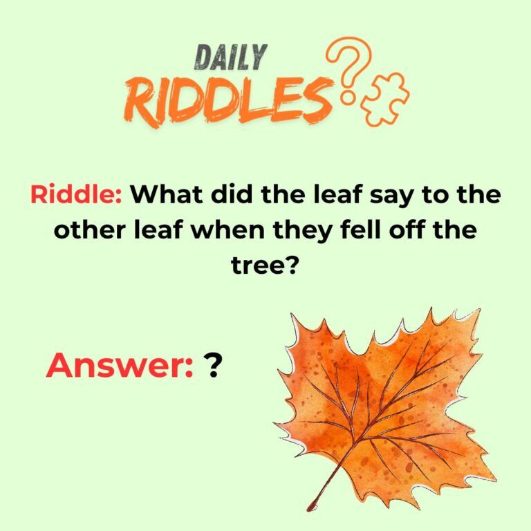 150 Fall Riddles: A Harvest of Brain-Teasers - Daily Riddles