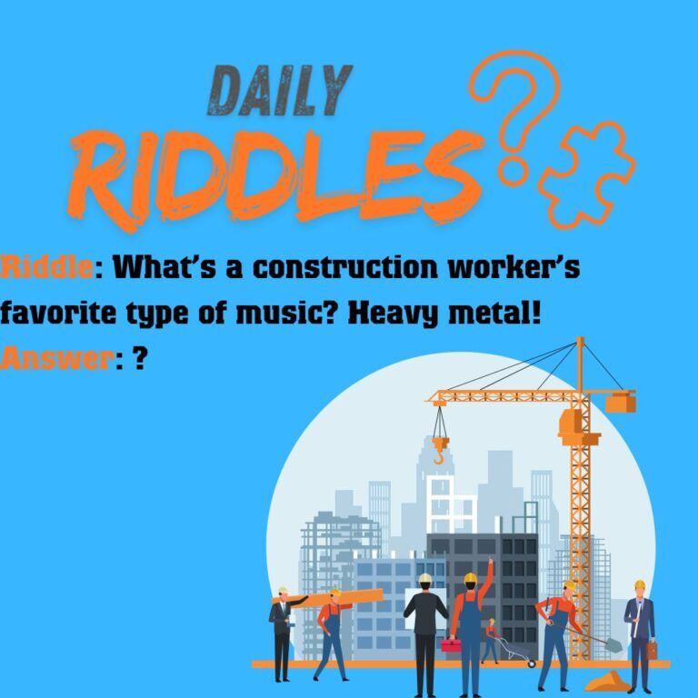 150 Construction Riddles: Test Your Skills with Fun Puzzles - Daily Riddles